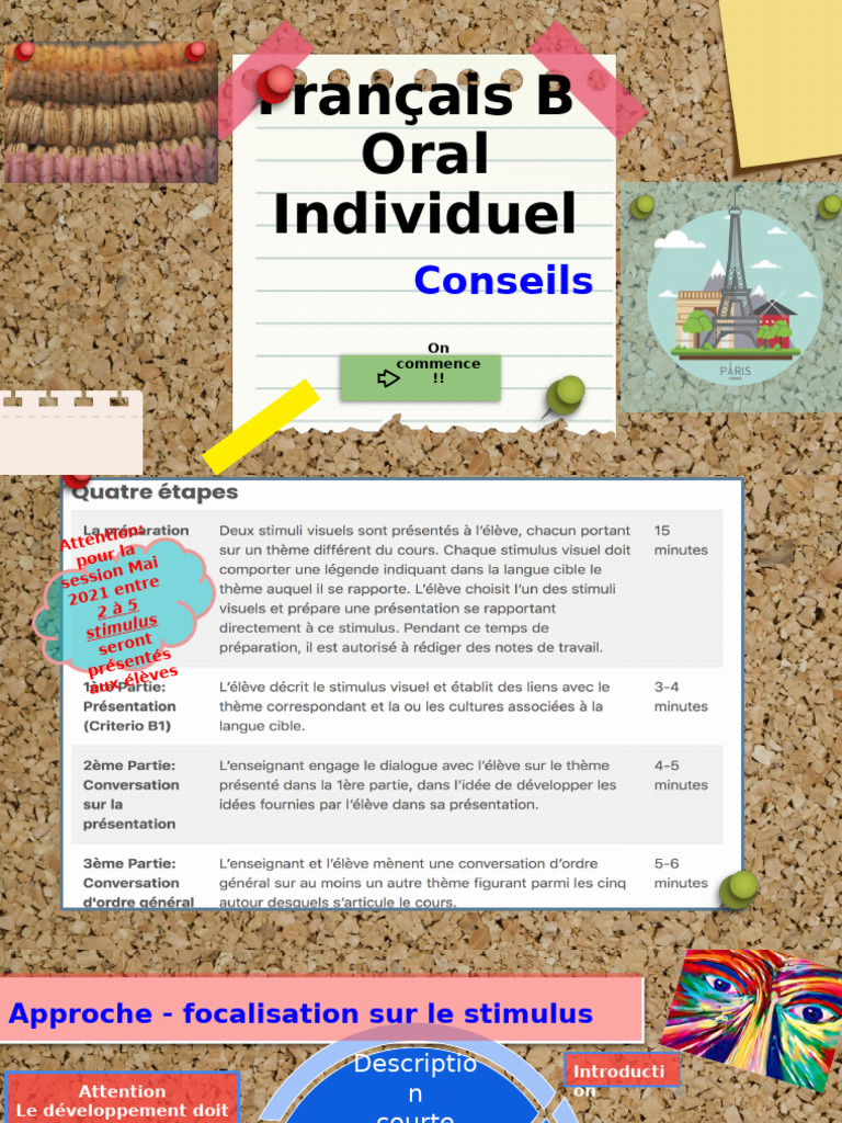 Guidelines Oral Exams SL | PDF | Phrase | Linguistique