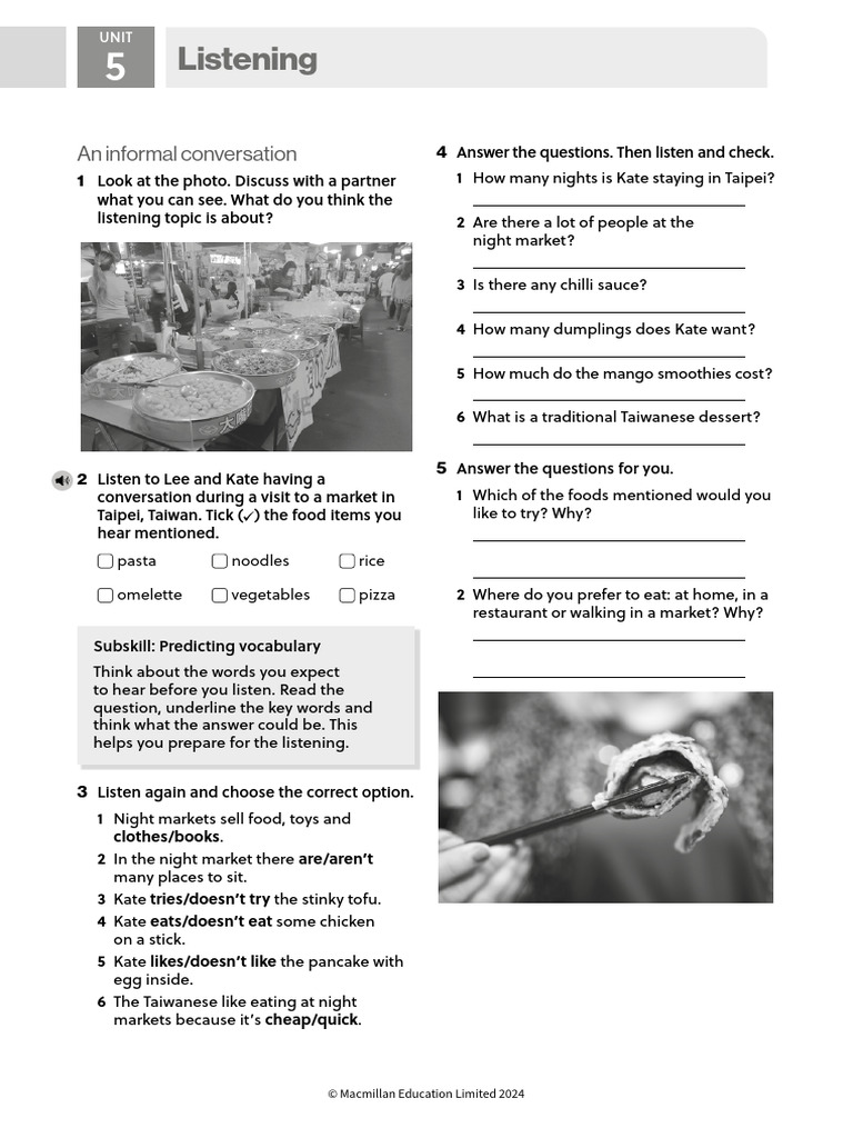 Informal Conversation at Taipei Market | PDF