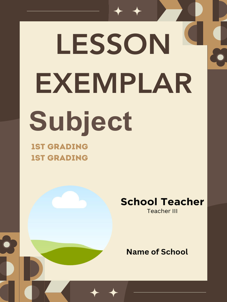 LEsson exemplar | PDF