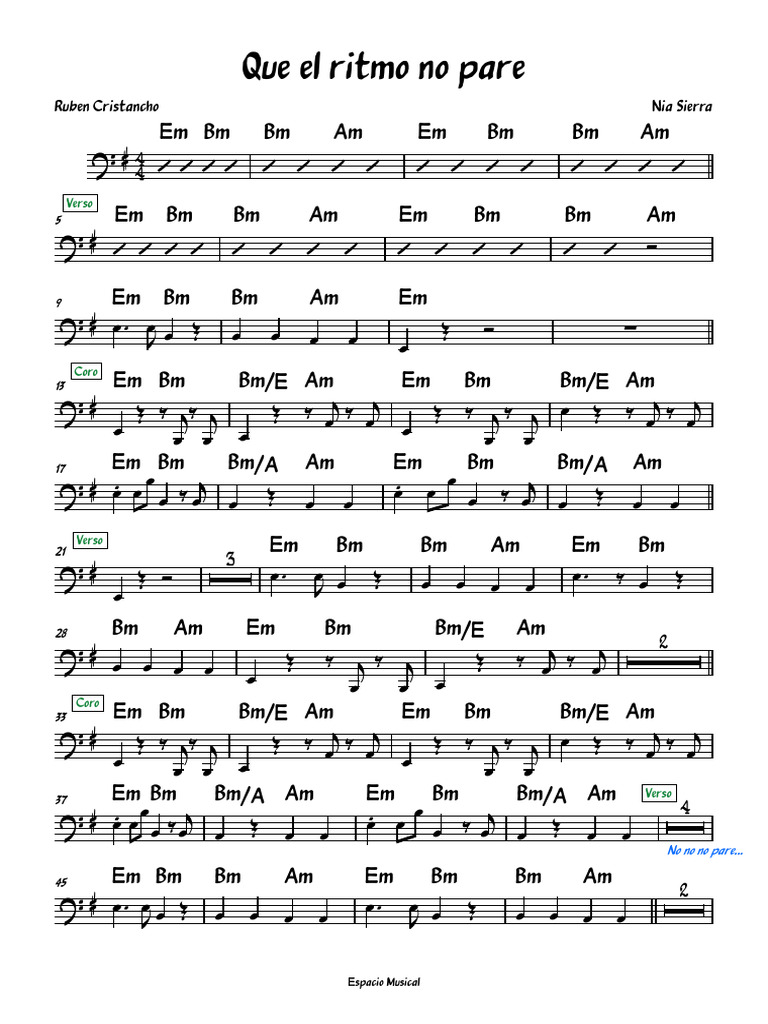 Que El Ritmo No Pare | PDF