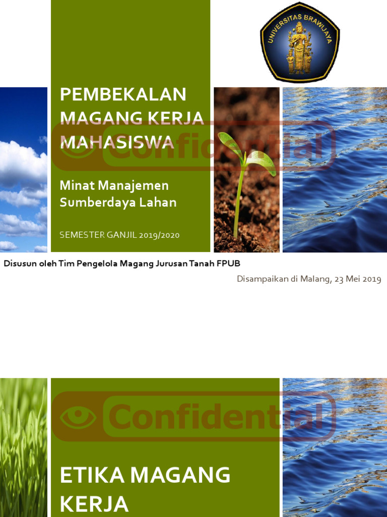 Pembekalan Magang Confidential | PDF