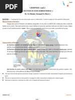 CH 1 - Matter in Our Surroundings (Prashant Kirad) | PDF