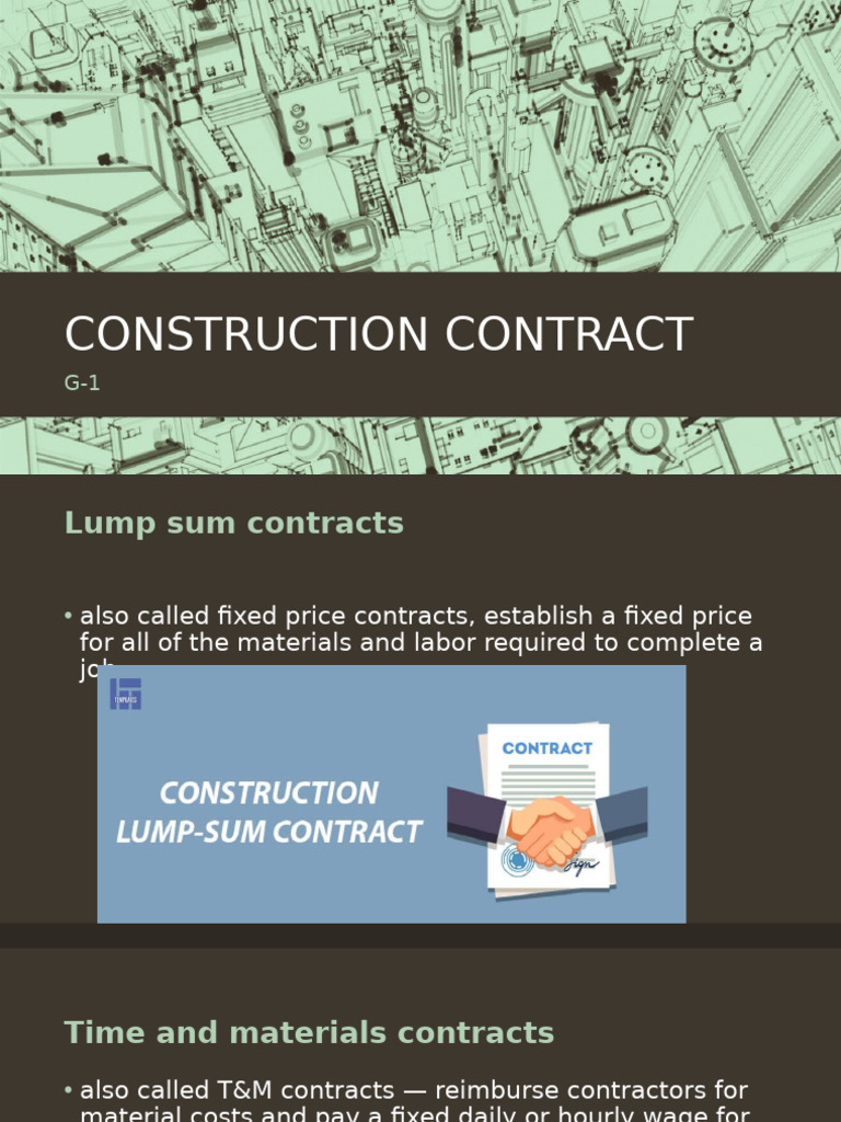 Construction Contract | PDF