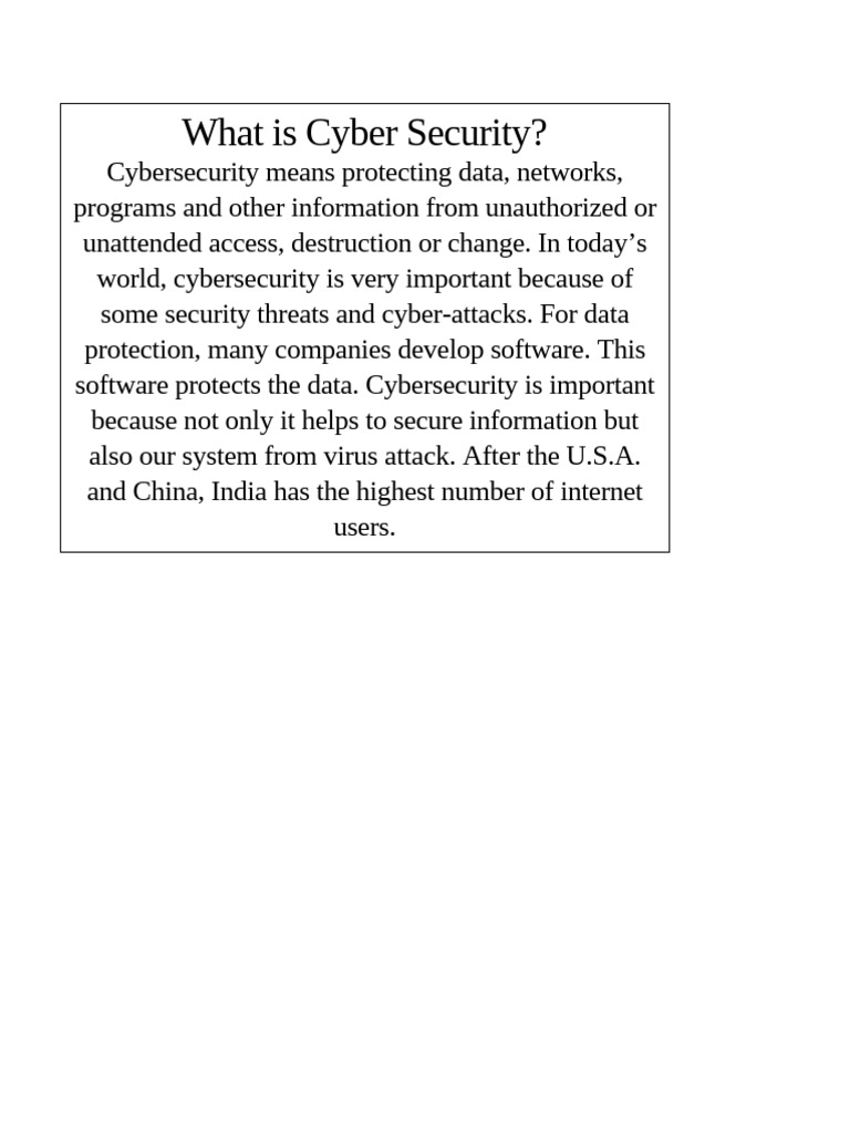 Cyber | PDF