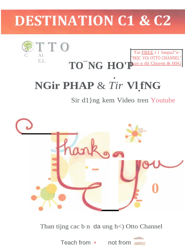 Destination C1&C2 - T NG H P NG Pháp T V Ng-Trang | PDF | Vietnam