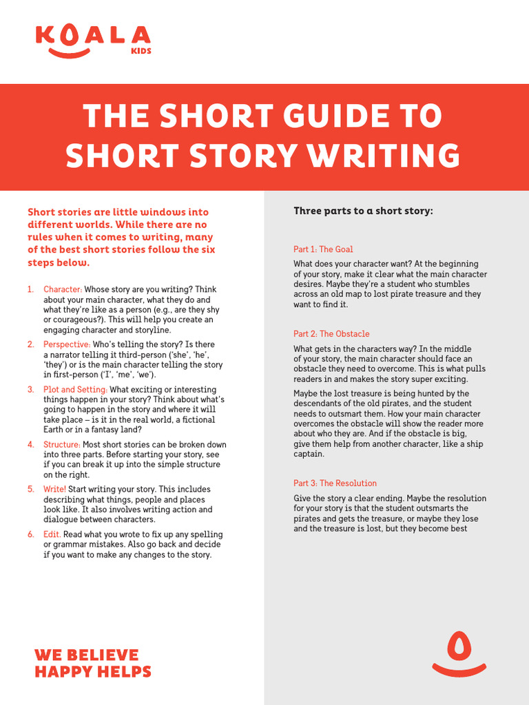 Short Story Writing Guide | PDF | Narration