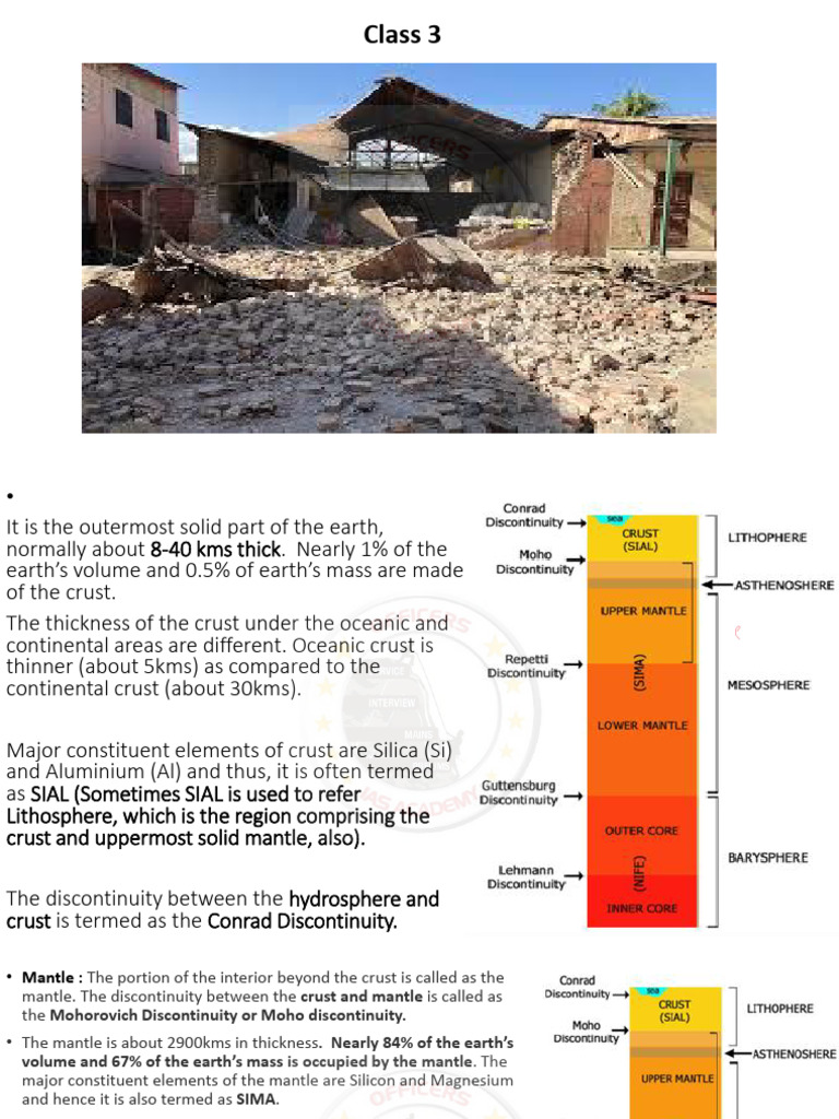 Oias Material 1687517678 Geography Class 3 | PDF | Plate Tectonics | Waves