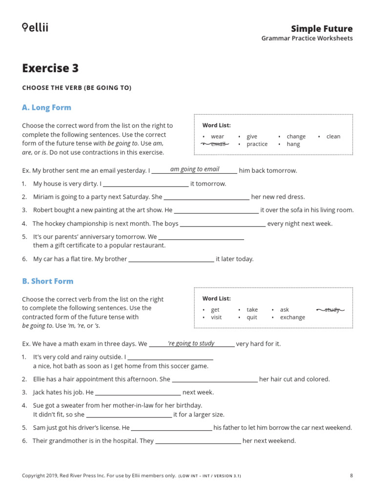 88 - Simple Future - US28229 8 9 | PDF | Syntax | Language Mechanics