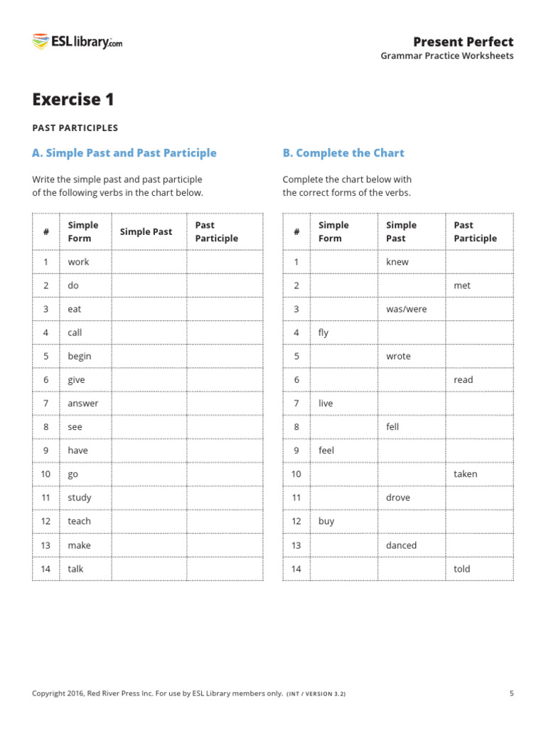 Present Perfect Exercises | PDF | Linguistics | Grammar