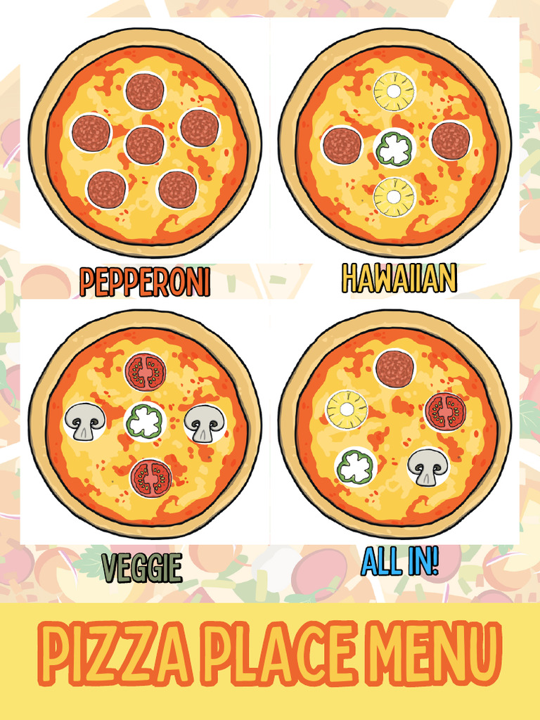 Pizza Place Menu (2) | PDF