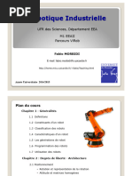 Cours Robotique | PDF | Robotique | Machine