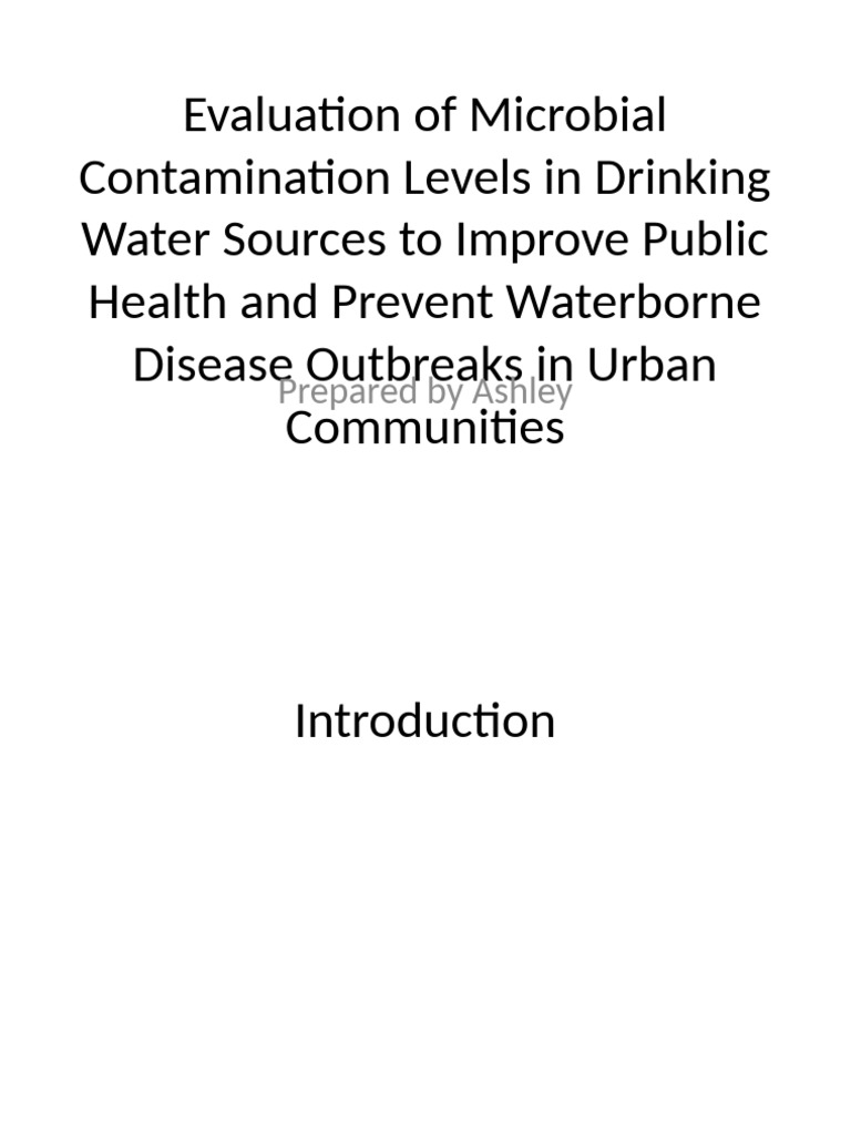 Microbial Contamination Evaluation | PDF