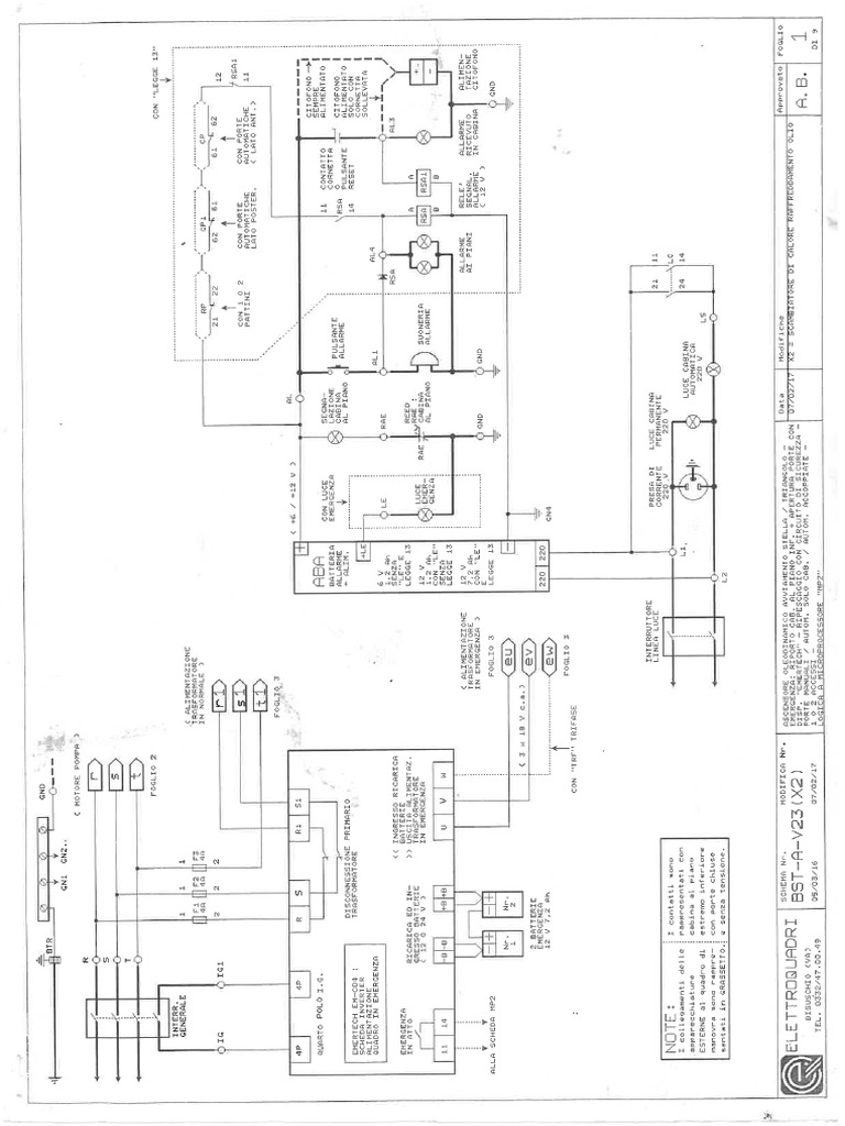 Schema Ellettrico Idraulico Elettroquadri | PDF
