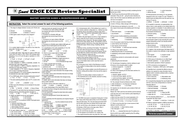 Microprocessor and IC Mastery Guides | PDF | Central Processing Unit | Integrated Circuit