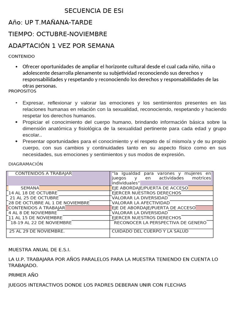 Secuencia de Esi Doc1 | PDF