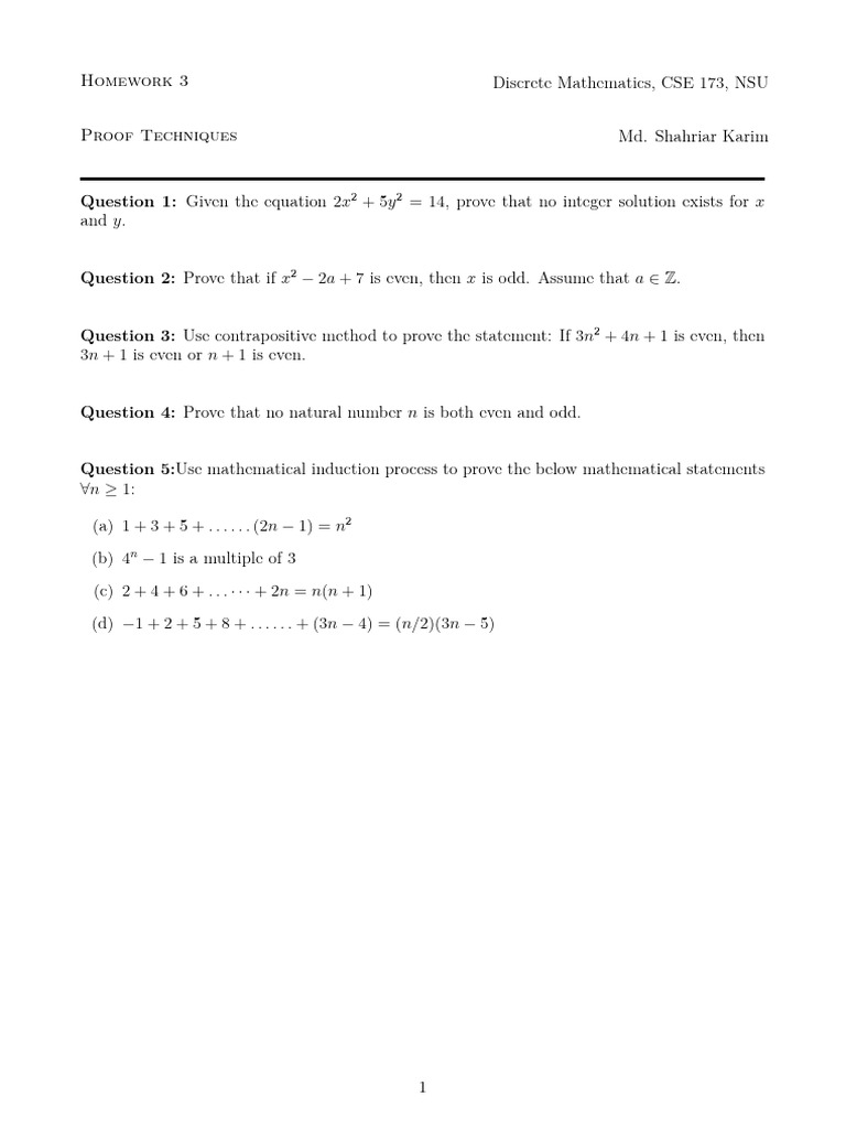 Cse 173 HW 3 Fall 2018 | PDF