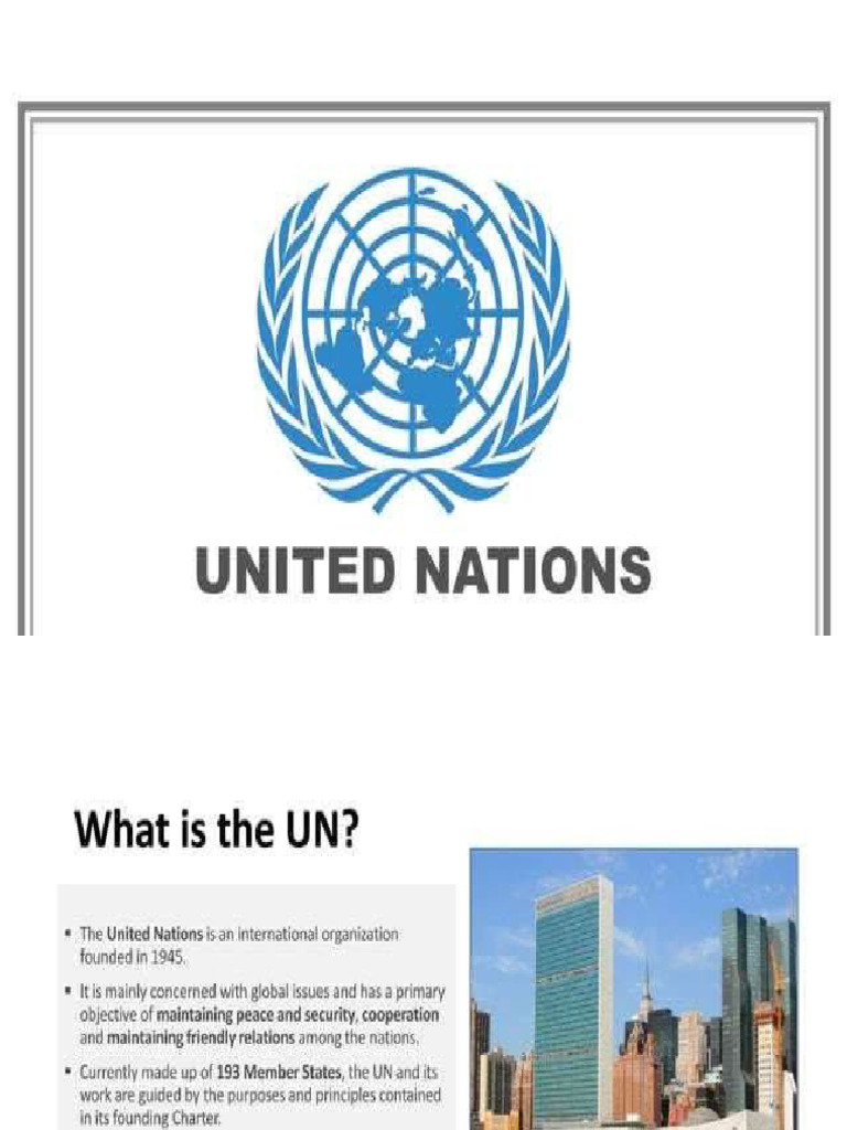 United Nations | PDF