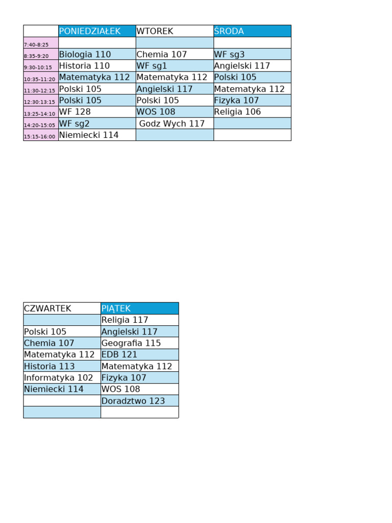 Kopia Plan Lekcjii | PDF