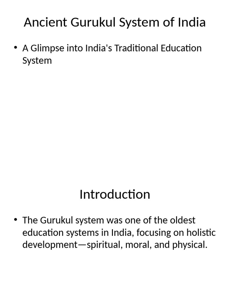 Ancient Gurukul Education System Explained | PDF