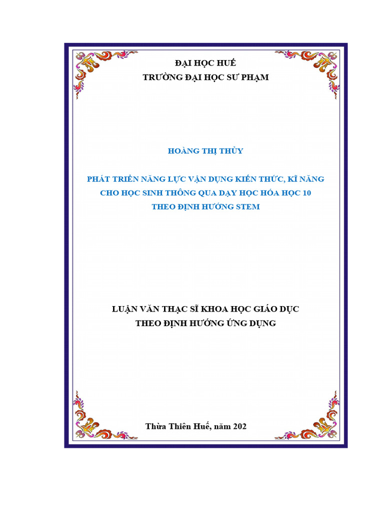 LUẬN VĂN - THỦY - K28 - DAK LAK-gui | PDF