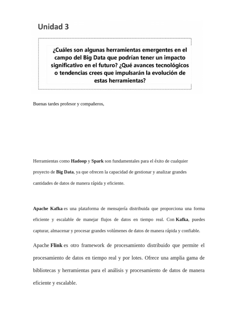 FORO3 | PDF | Big Data | Datos