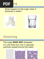 Dissolving and The Particle Theory: Where Does The Sugar Go? | PDF ...