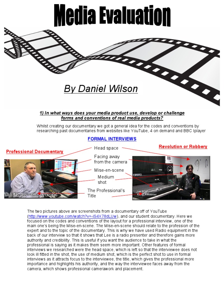 A2 Media Evaluation | PDF | Adobe Photoshop | Documentary Film