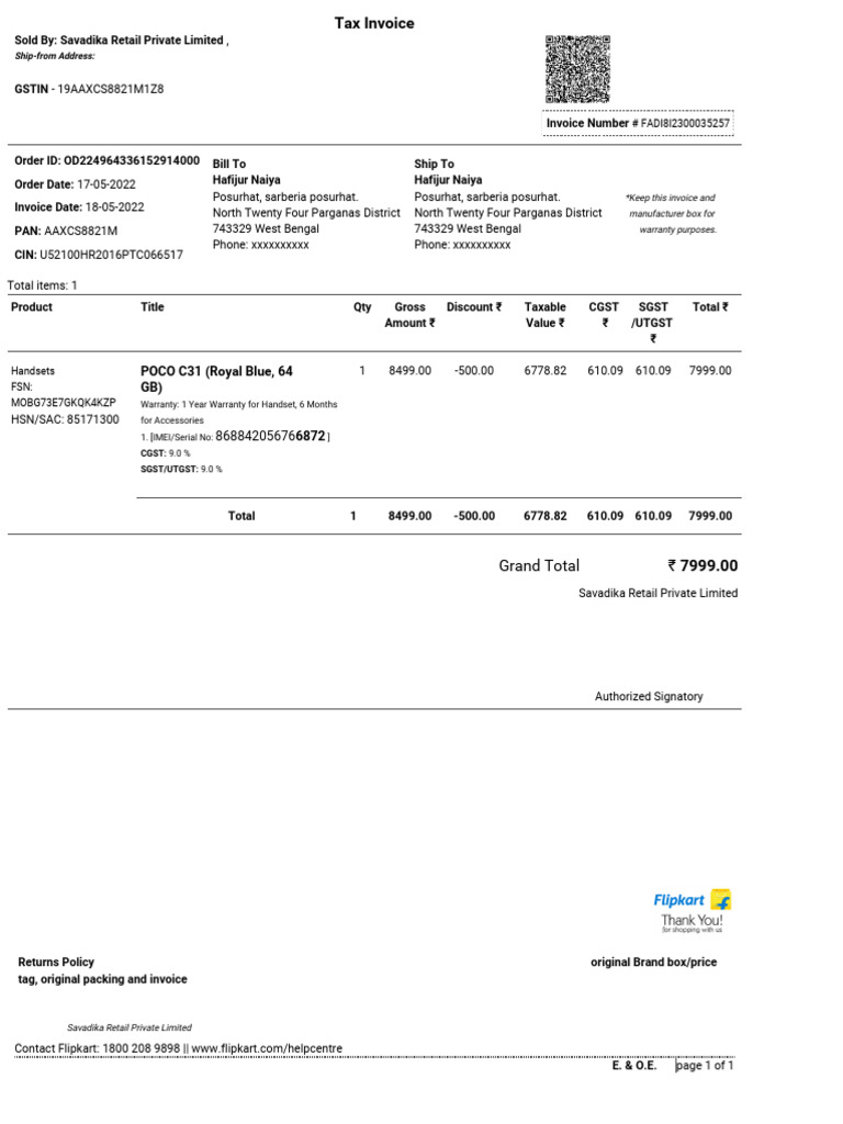 OD224964336152914000 | PDF | Payments | Taxes