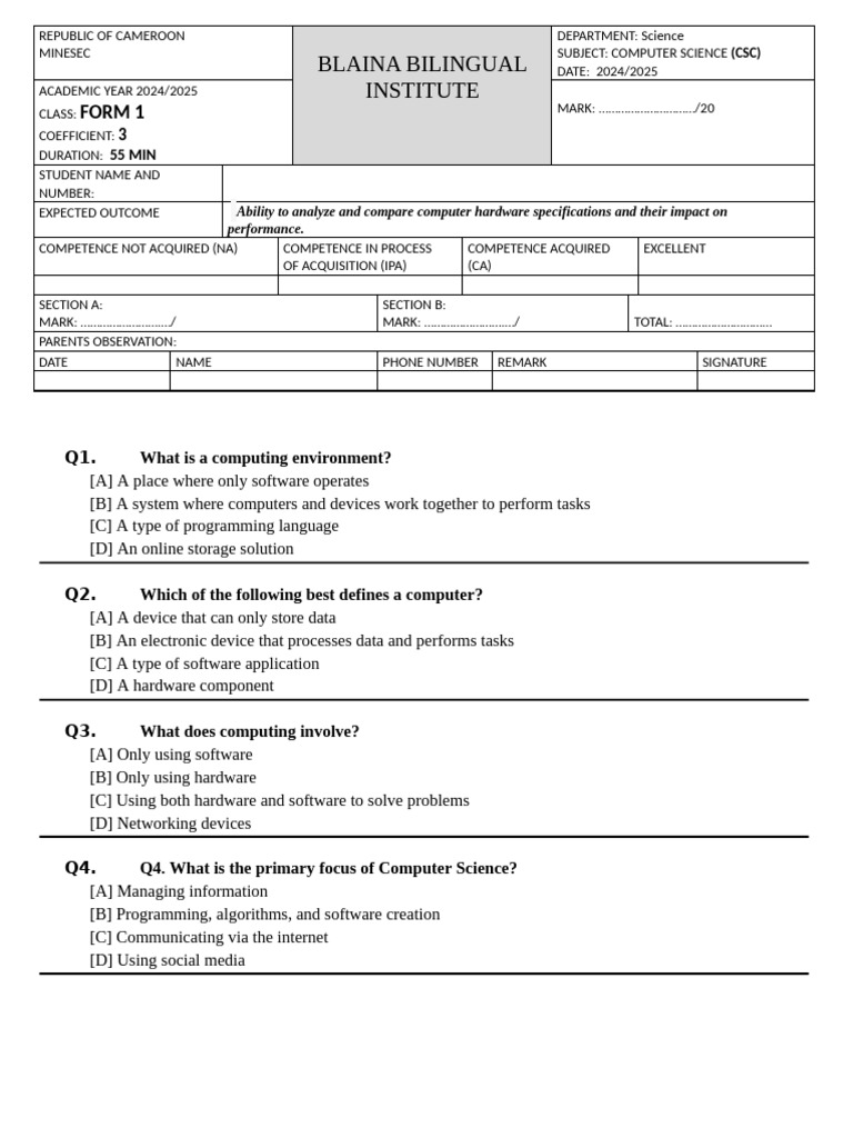 F1 | PDF | Computer Hardware | Computing