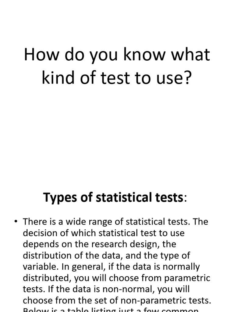 TTypes-of-Statistics | PDF | Student's T Test | Statistics