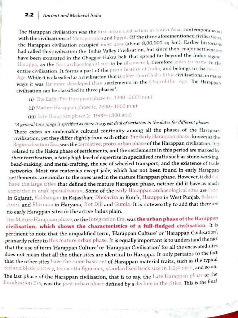 Harappan civilization-IVC (1) - Compressed | PDF