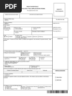 Form C: Arrival Report of Foreigner in Hotel | PDF