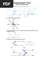 Lines and Angles Class 9 | PDF | Triangle | Euclid