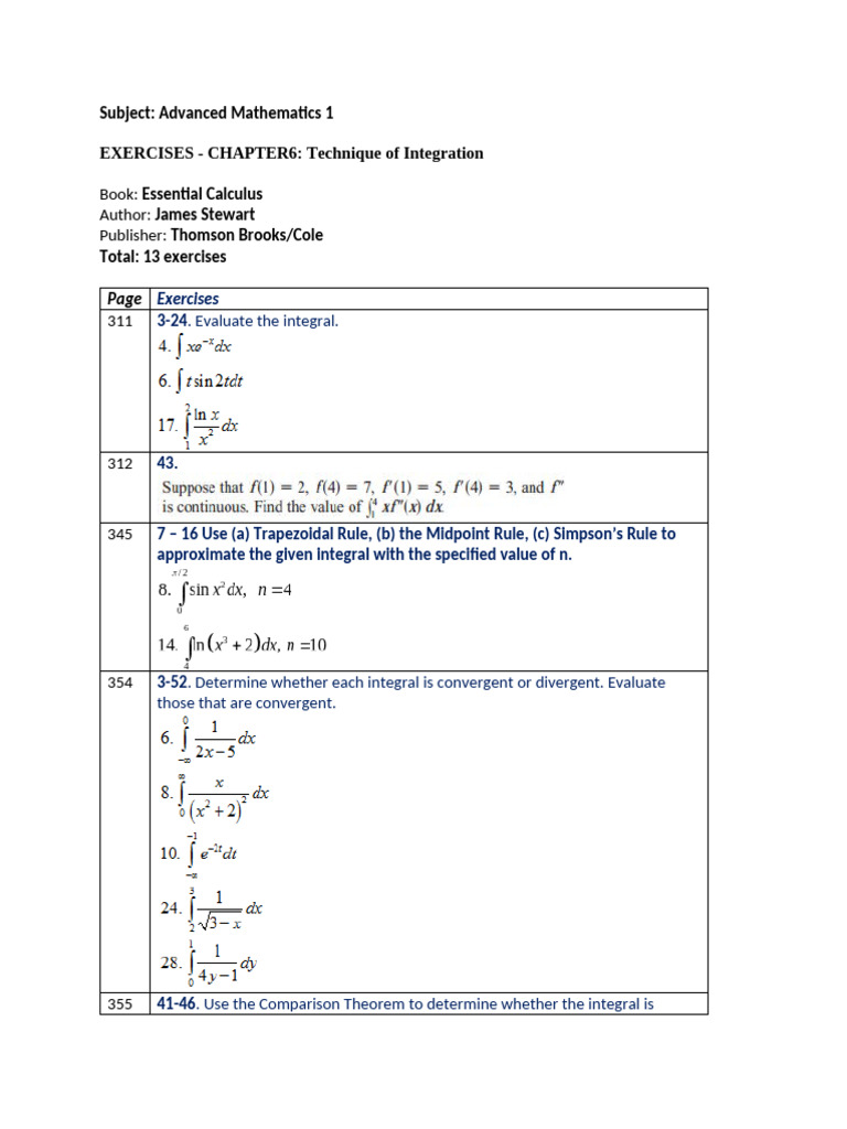 V2 Exercises Chapter03 | PDF