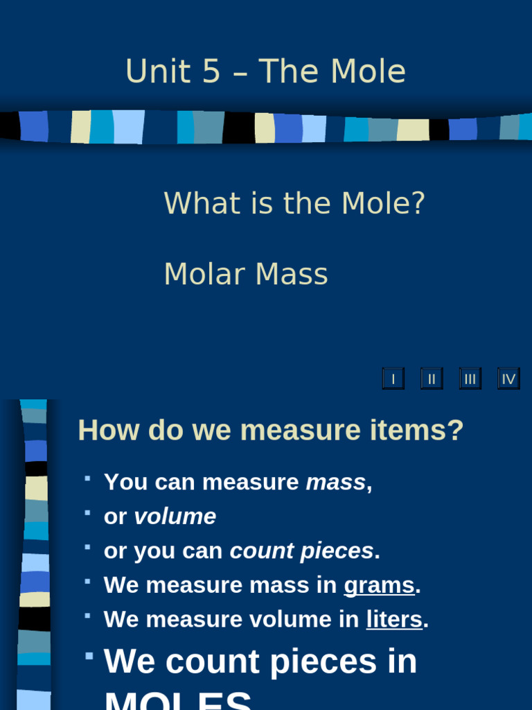 Understanding the Mole and Molar Mass | PDF