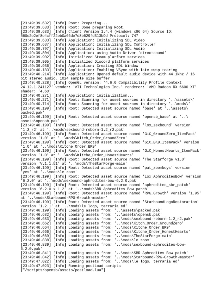 Asset Loading Log for SDL Application | PDF | Directory (Computing ...
