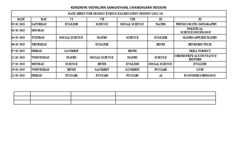 Session Ending Date - Sheet 2024-25 New | PDF
