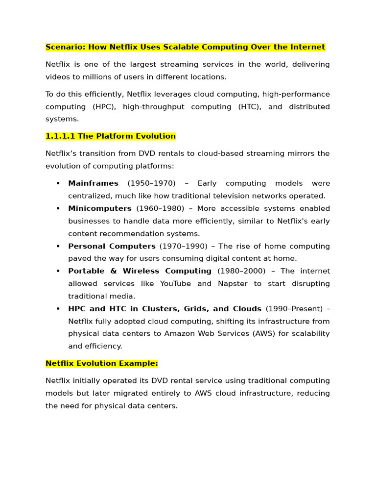 1.1.1 The Age of Internet Computing | PDF | Cloud Computing | Streaming Media