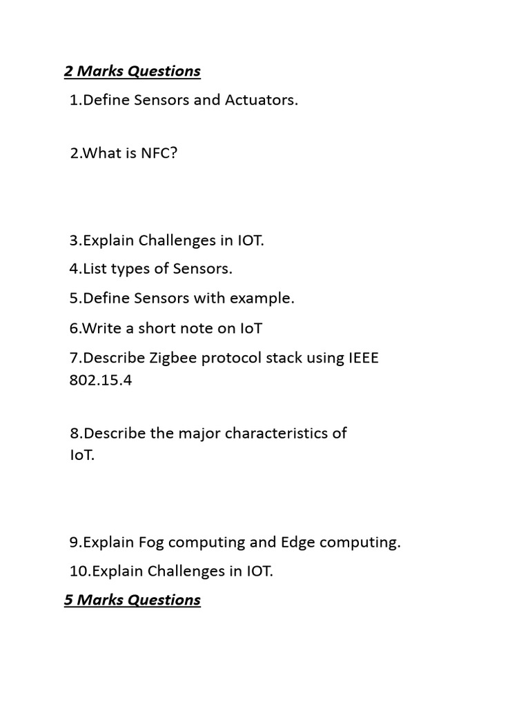 IoT Concepts and Protocols Guide | PDF
