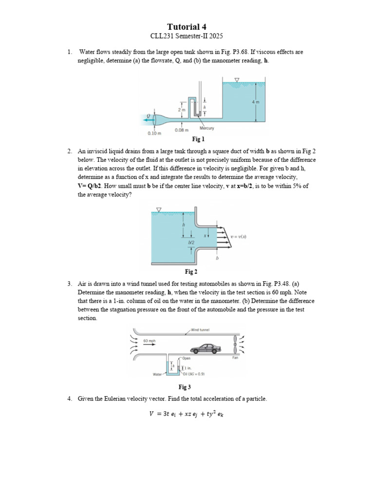 Fluid Dynamics and Flow Measurement Tutorial | PDF