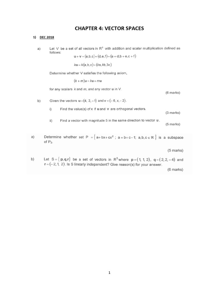 Past Year Chapter 4 Mat423 | PDF