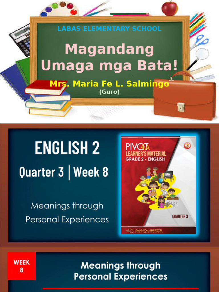 English 2 Q3-W8 (1) | PDF