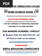 KCSE Grading System | PDF