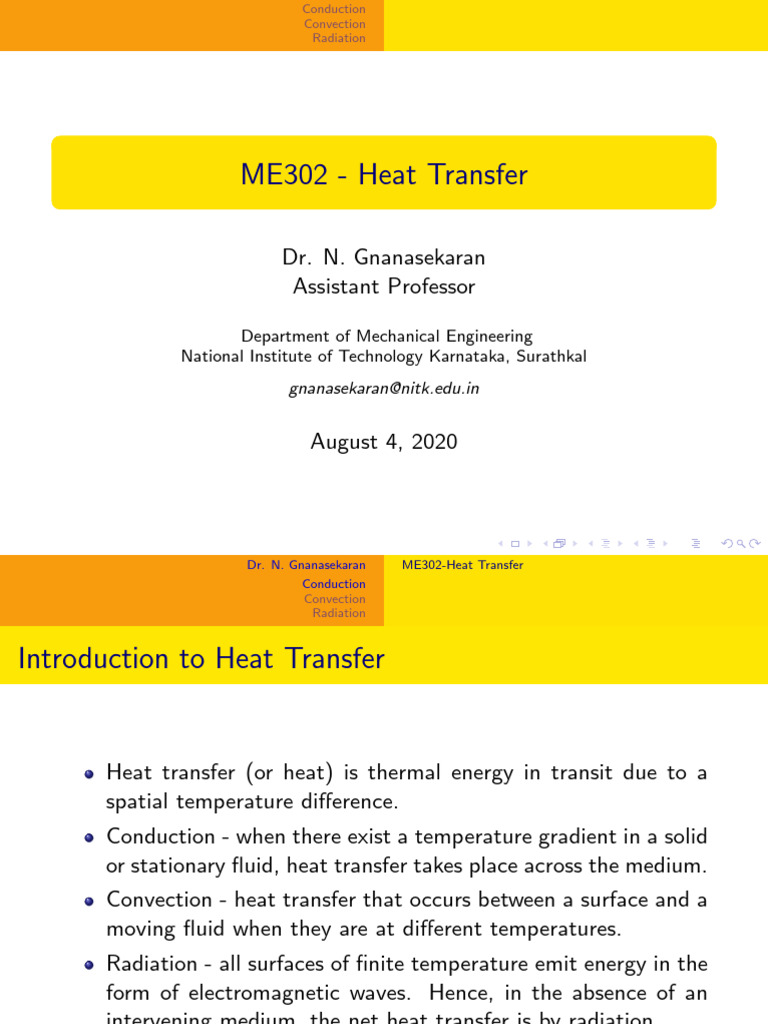 Overview of Heat Transfer Methods | PDF | Heat Transfer | Thermal ...
