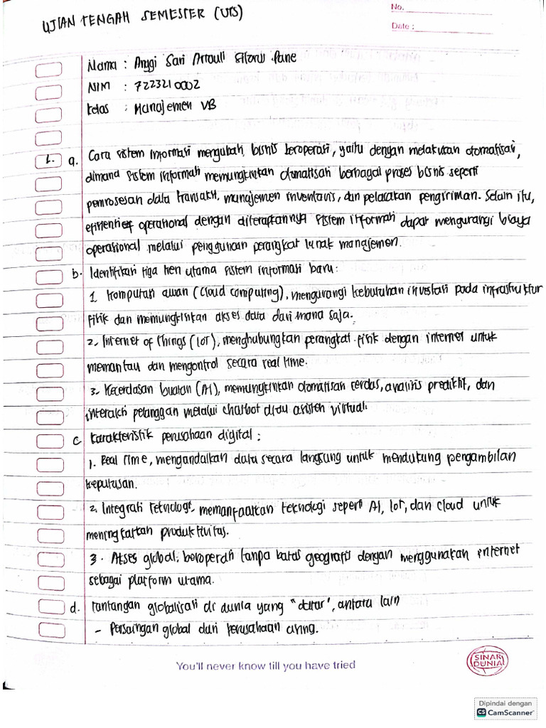 UTS SIM Anggi Sitorus 7223210002 | PDF