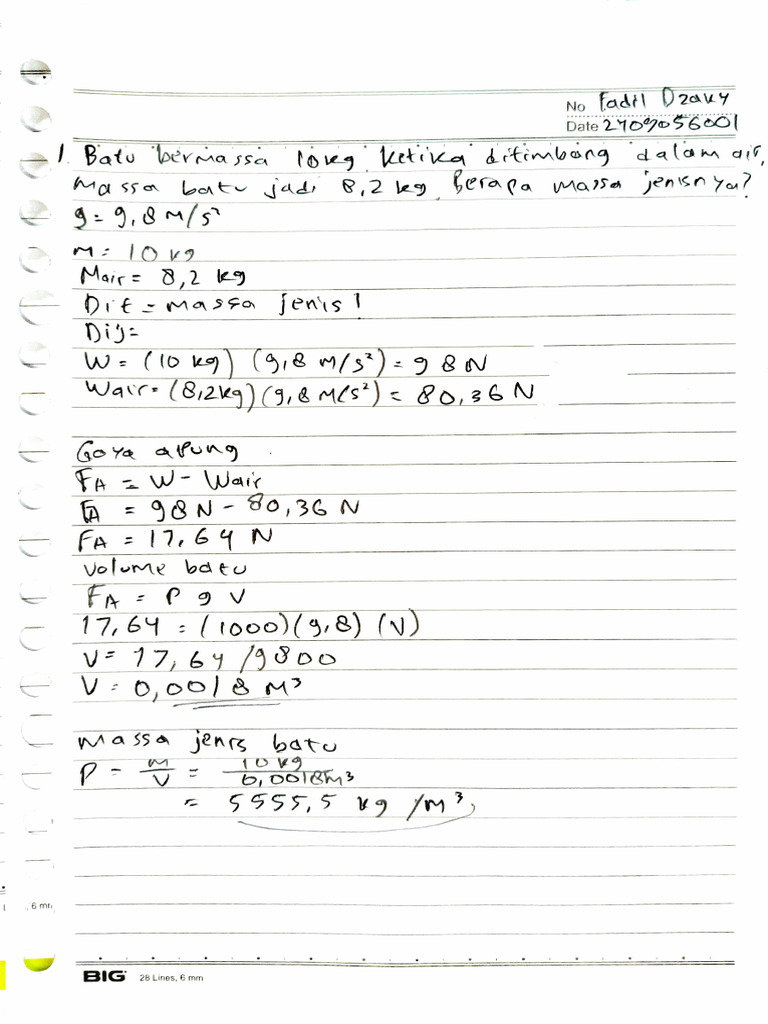 Fadil 01 Mekflud 1 TP | PDF
