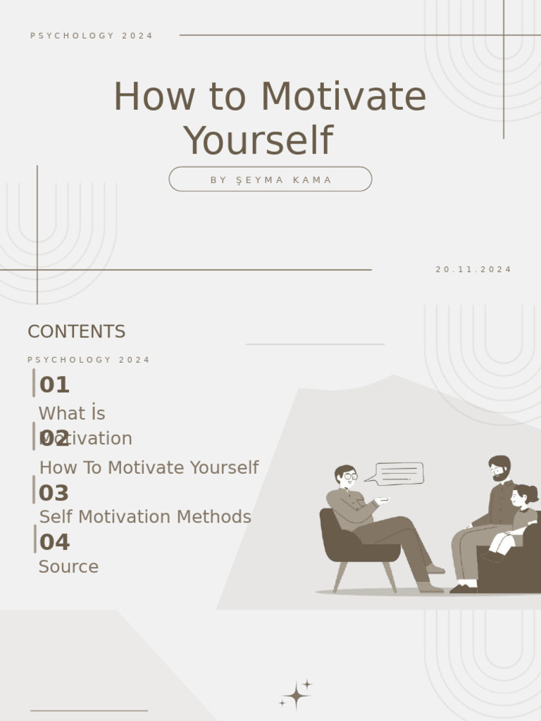 Self-Motivation Techniques Explained | PDF