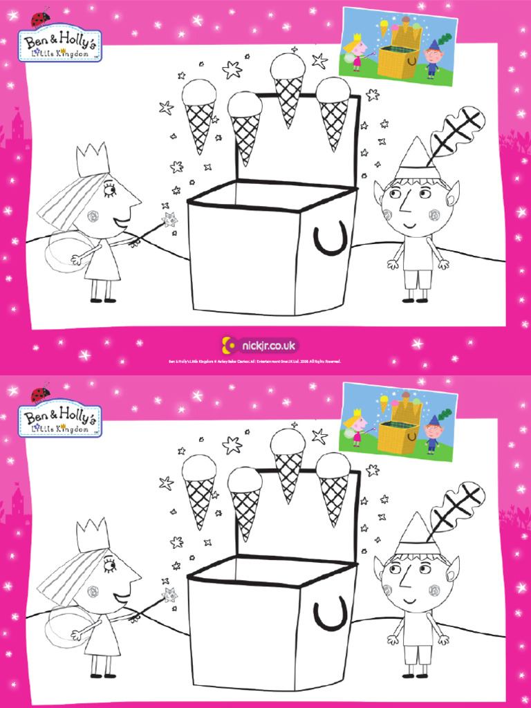 Ben & Holly Coloring Pages Collection | PDF