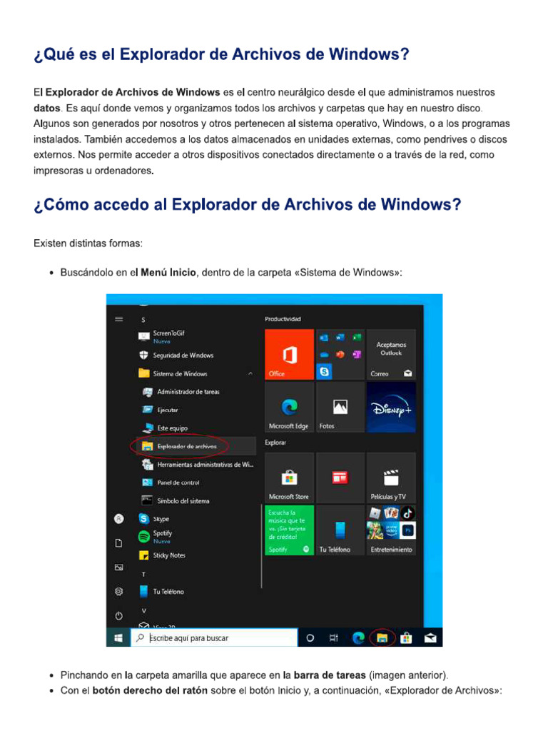 Explorador Dearchivos | PDF