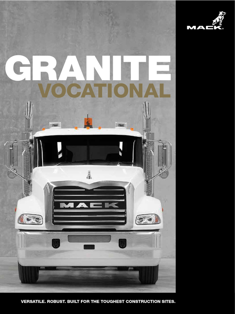 Mack Granite Vocational Specs | PDF | Truck | Manual Transmission